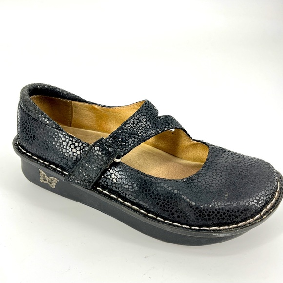 Alegria | Shoes | Alegria Dayna Black Dottie Shoes Mary Jane 7 Uk 37 ...
